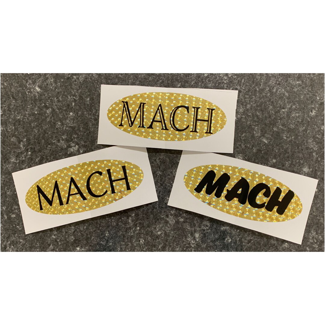 MACH Stickers for Dog Agility Bars Oval Shape allows for Friends to ...
