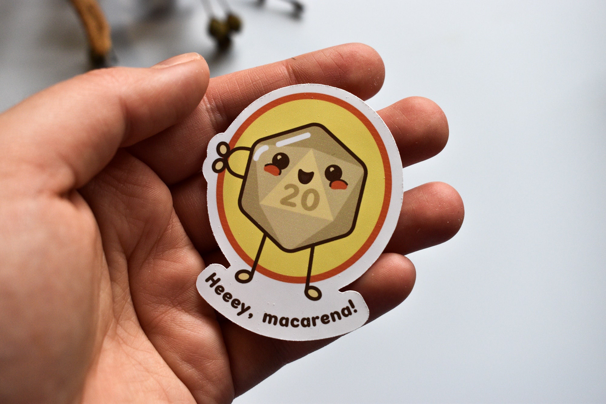 D&D Hey Macarena Vinyl Sticker by Caverns and Wyverns - Etsy