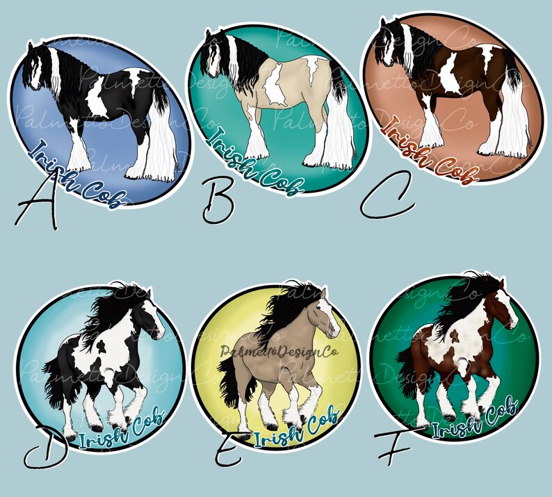 Waterproof Horse Breed Decal Stickers - Etsy