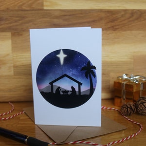 Christmas Cards Nativity Christmas nativity Scene christian - Etsy