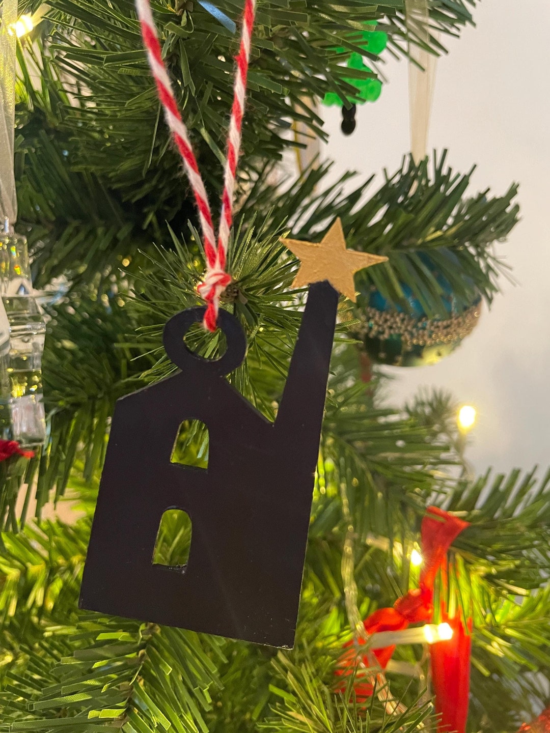 Cornish Mine Wooden Decoration/ Hand Painted Engine House Decoration ...