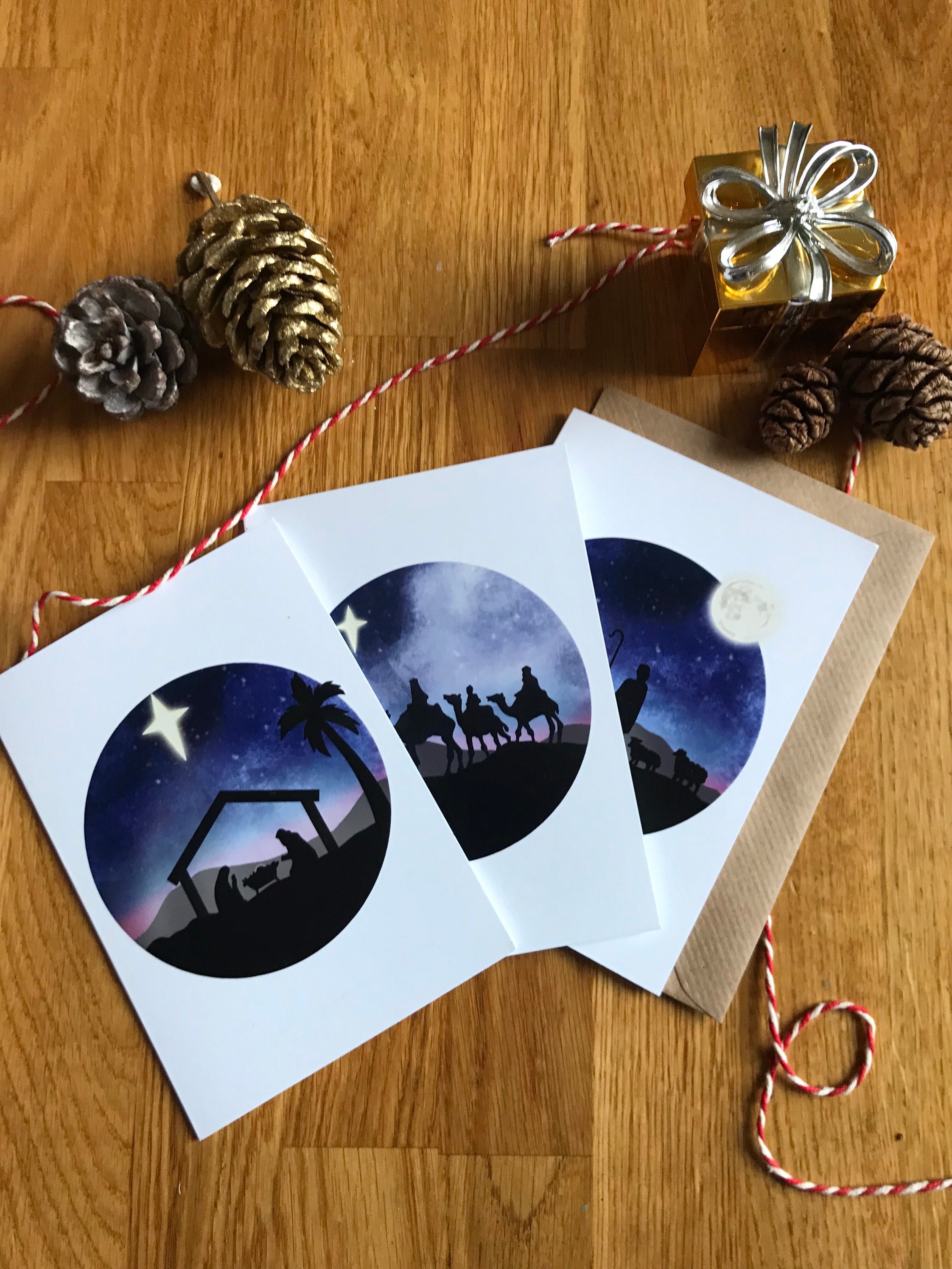 Christmas Cards Nativity Christmas nativity Scene christian - Etsy