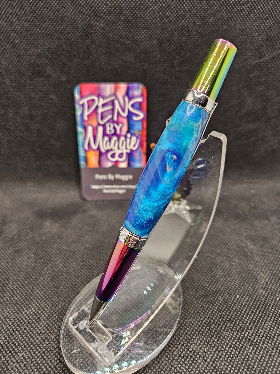 Hand Turned Acrylic Ink Pen - Etsy