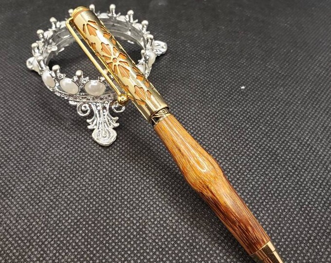 Hand Turned Wood Ink Pen - Etsy