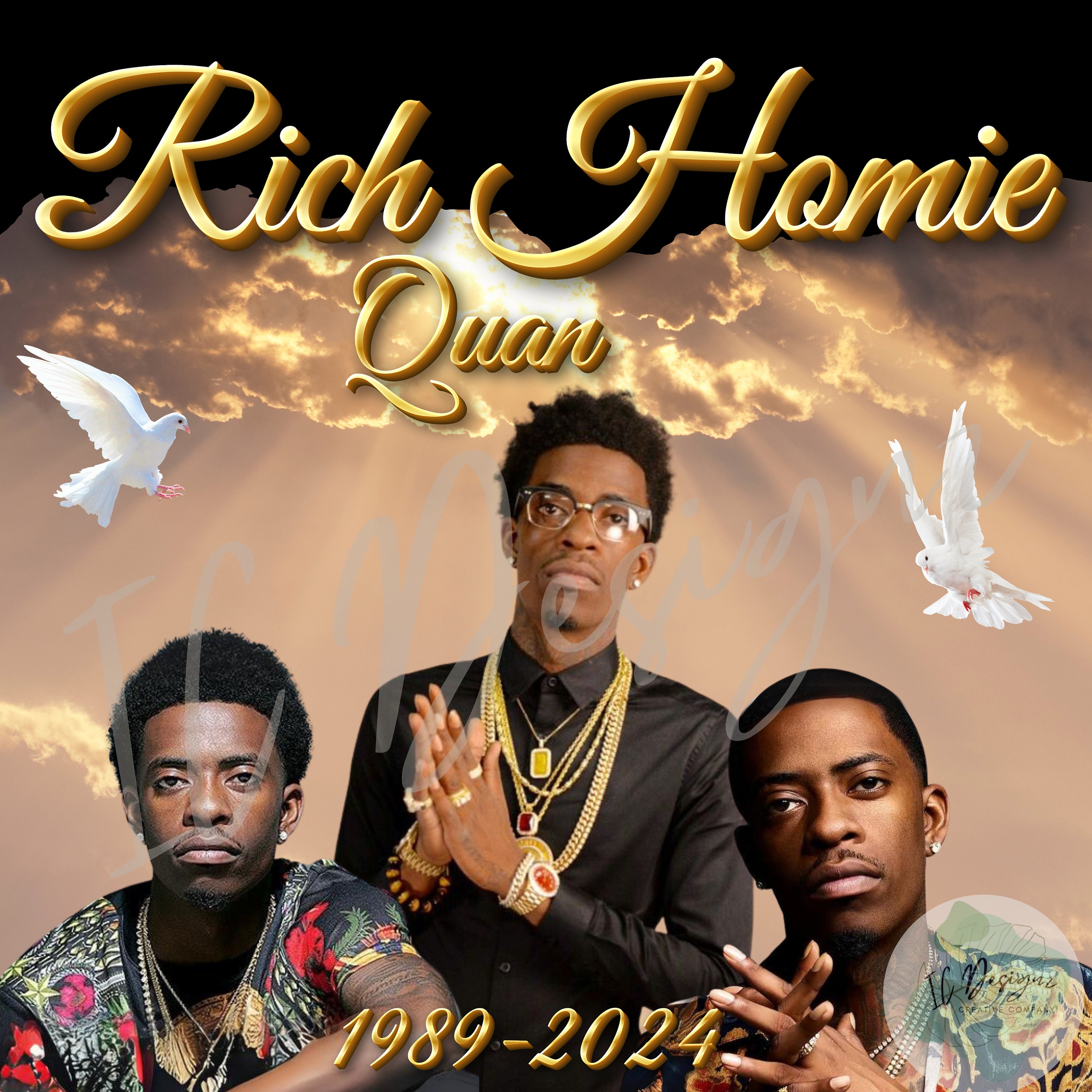 Rich Homie Quan RIP 4pack - Etsy
