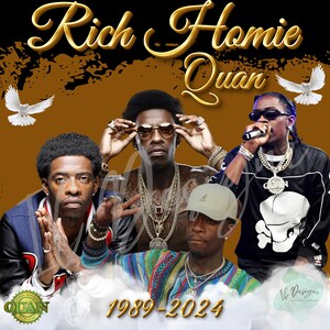 Rich Homie Quan RIP 4pack - Etsy