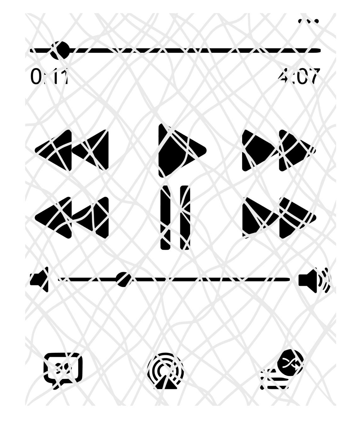 Audio Control Buttons SVG, Audio SVG, Music Player Svg Cutting Files ...