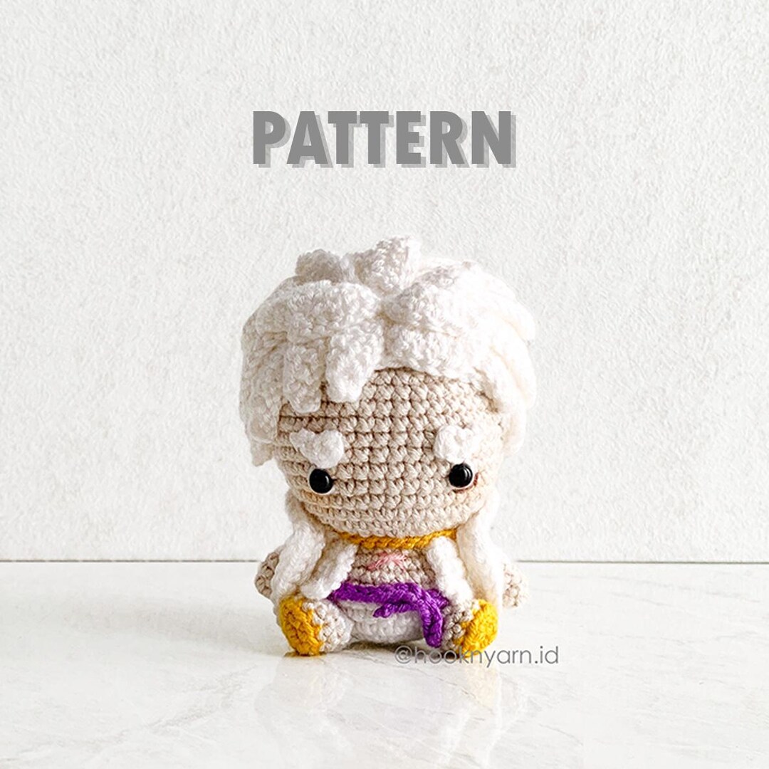Elastic Boy in White - Crochet Amigurumi Digital Pattern [downloadable ...