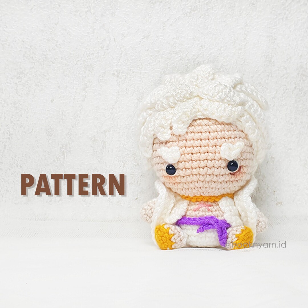 PDF Crochet / Amigurumi Pattern Elastic Boy in White - Etsy