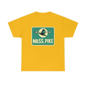 Mass Pike T-shirt Road Sign Massachusetts Turnpike Route 90 Car Travel ...