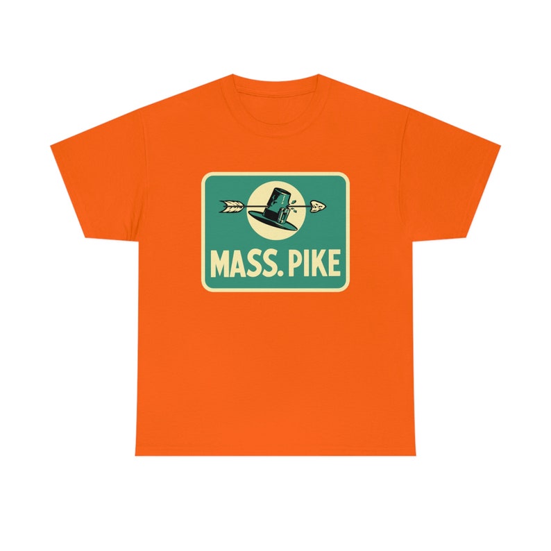 Mass Pike T-shirt Road Sign Massachusetts Turnpike Route 90 Car Travel ...