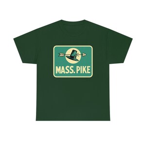Mass Pike T-shirt Road Sign Massachusetts Turnpike Route 90 Car Travel ...