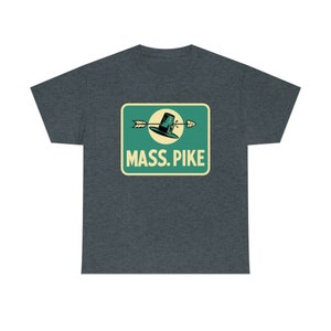 Mass Pike T-shirt Road Sign Massachusetts Turnpike Route 90 Car Travel ...