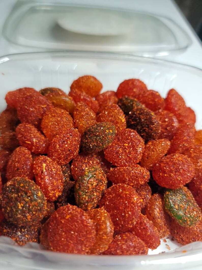 Skittle Gummies Dulces Enchilados Spicy Gummies Chile - Etsy