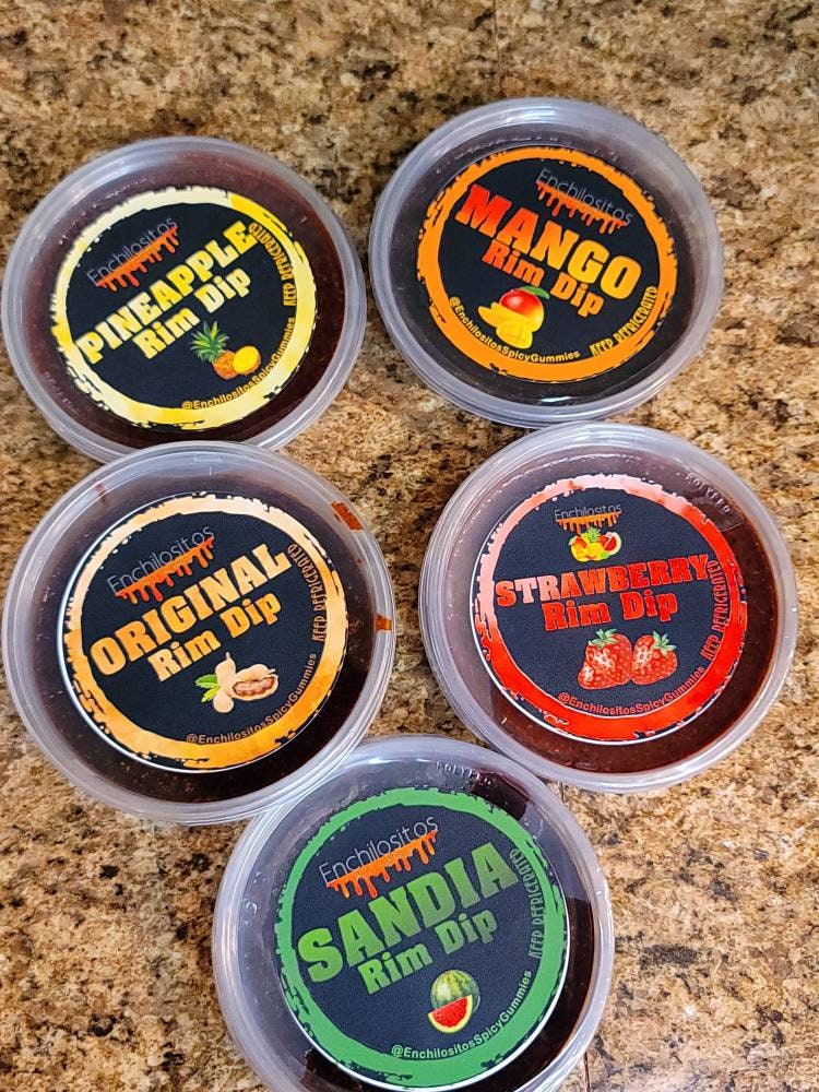 6oz Rim Dip Mango Rim Dip Sandia Beer Tamarindo dip | Etsy