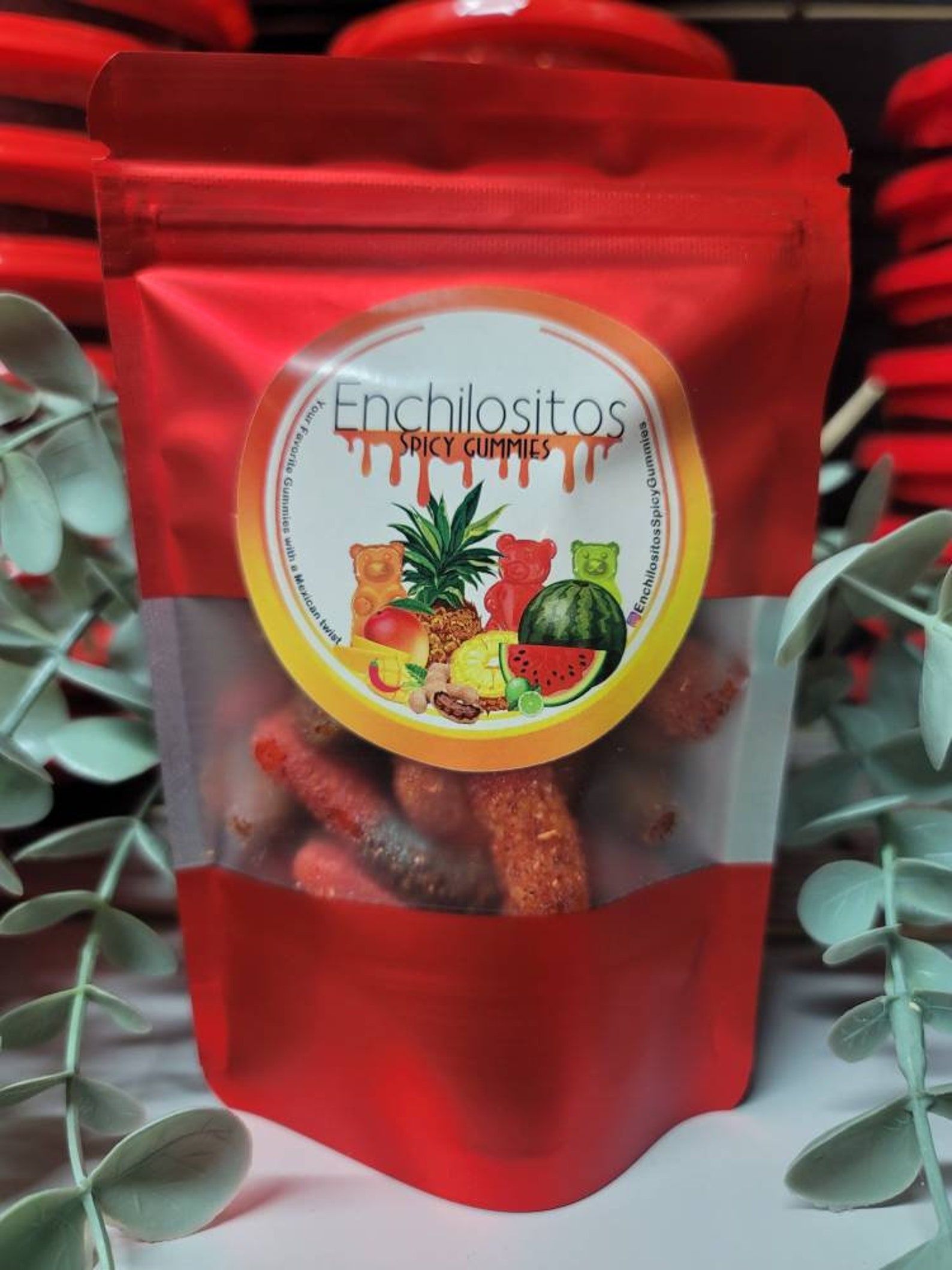 Sour Crawlers Dulces Enchilados Gusanitos Enchilosos Spicy Gummies ...