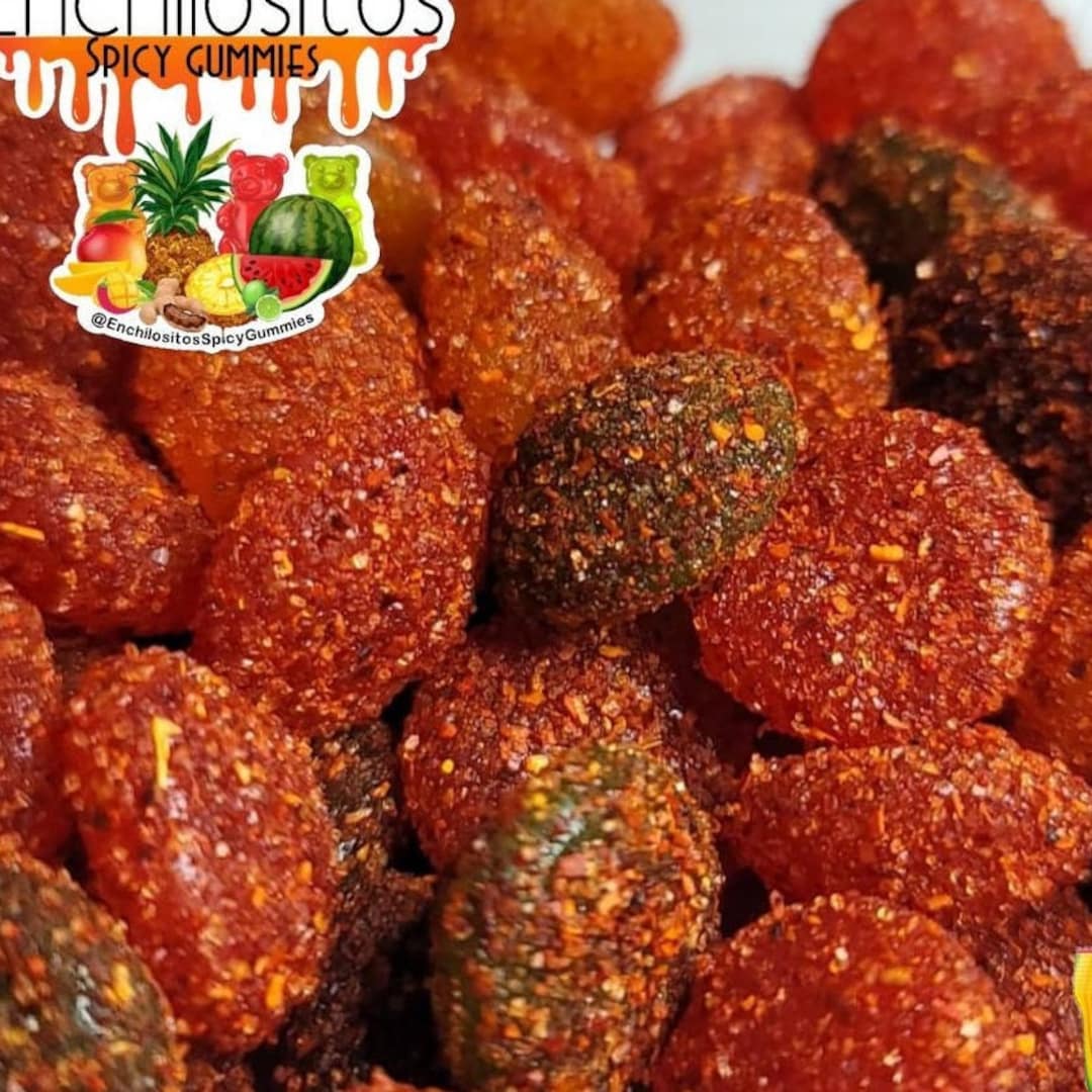 Rainbow Gummies Dulces Enchilados | Spicy Gummies | Chile Gummies ...