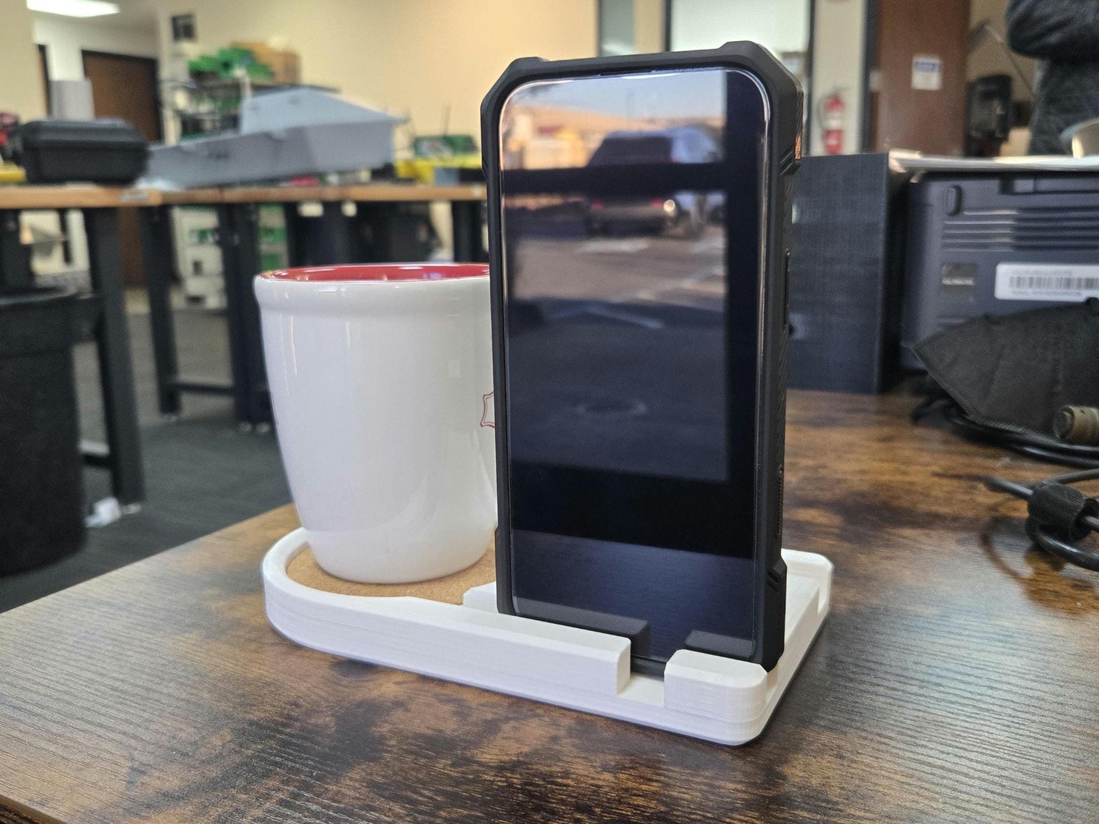 Unique 2-in-1 Phone Holder and Coffee Coaster Phone Holder: Perfect for ...