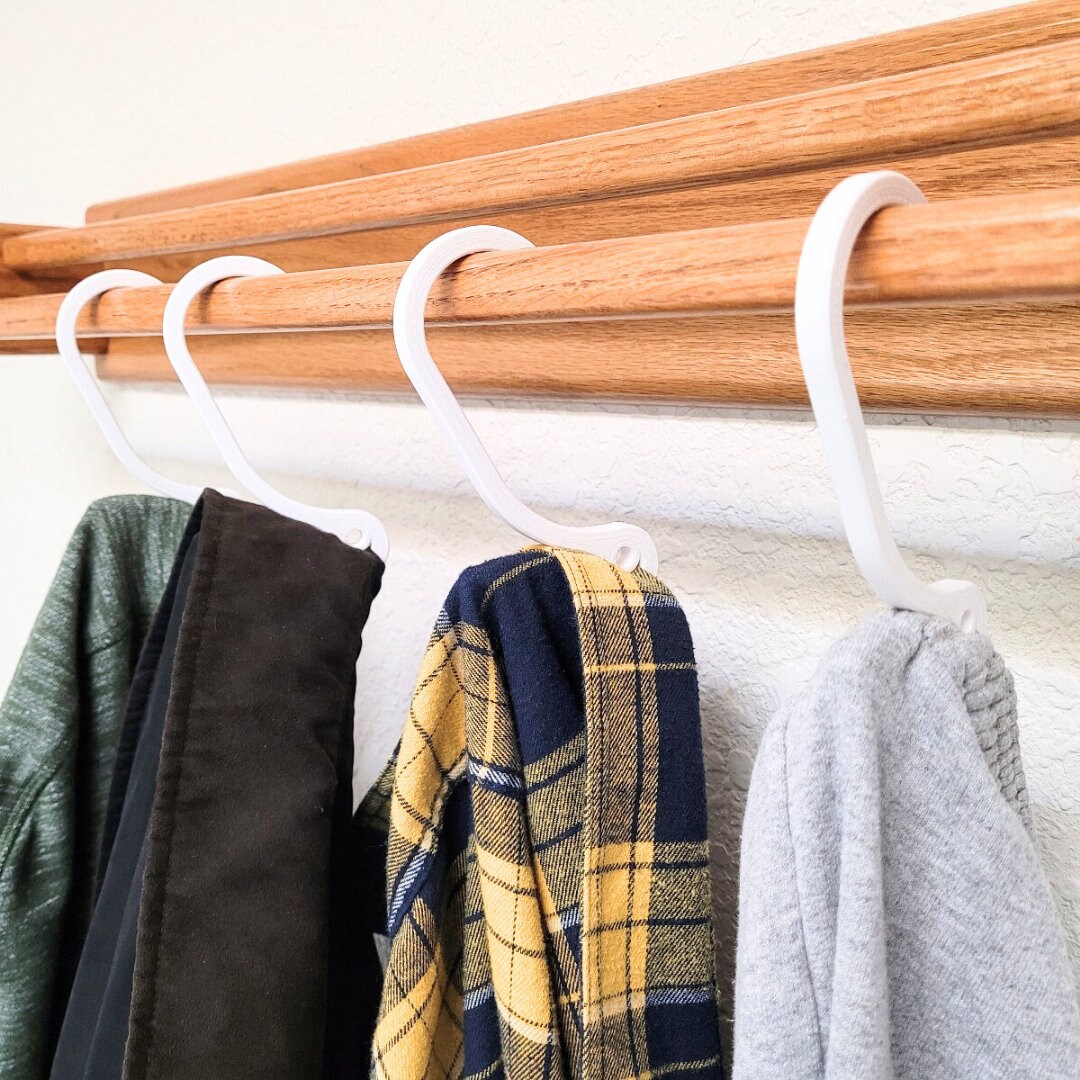 2.0 Everything Hanger 12 Pack-hoodie Hangers-rv Storage-pants Hangers ...