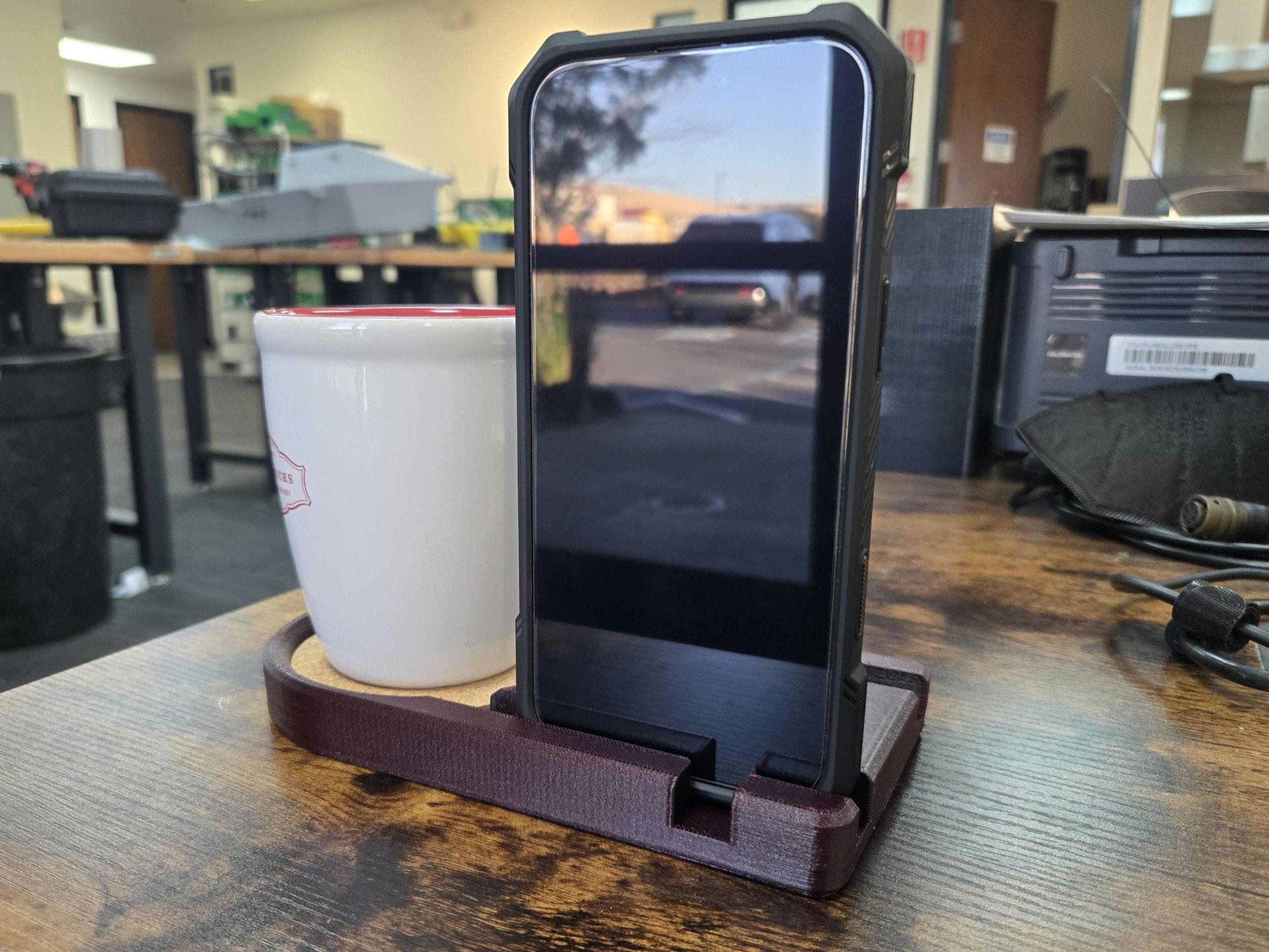 Unique 2-in-1 Phone Holder and Coffee Coaster Phone Holder: Perfect for ...