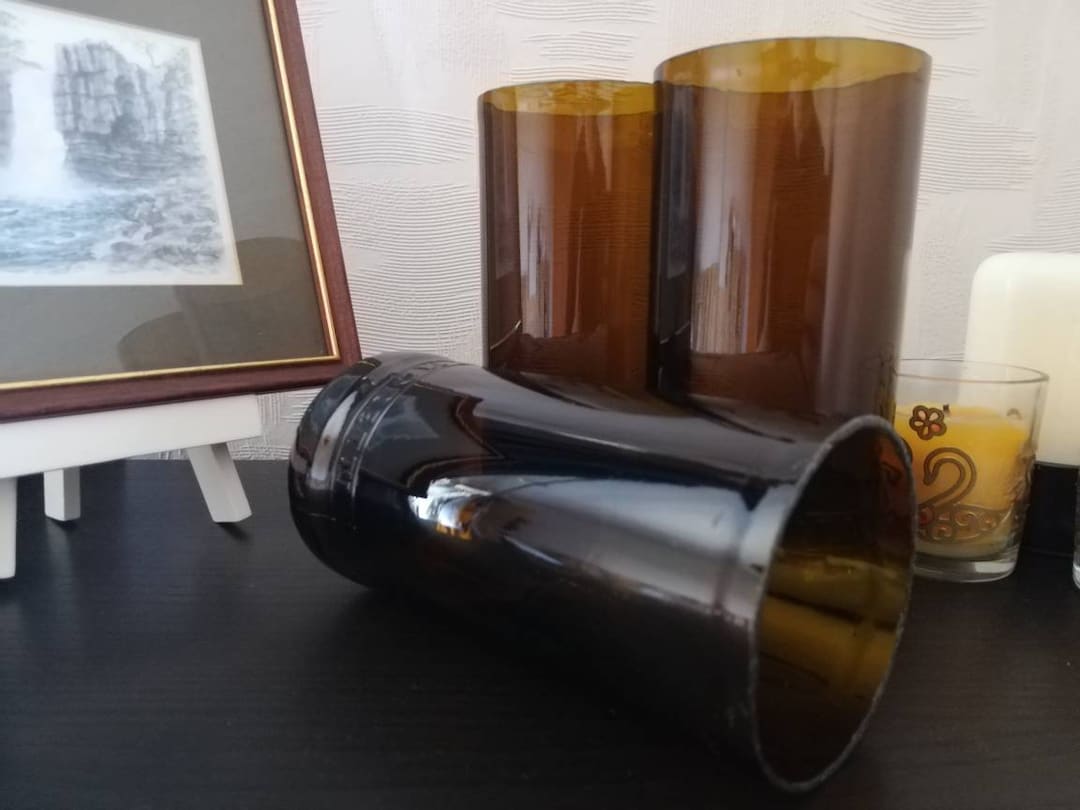 Beer Bottle Drinking Glass Birra Moretti - Etsy