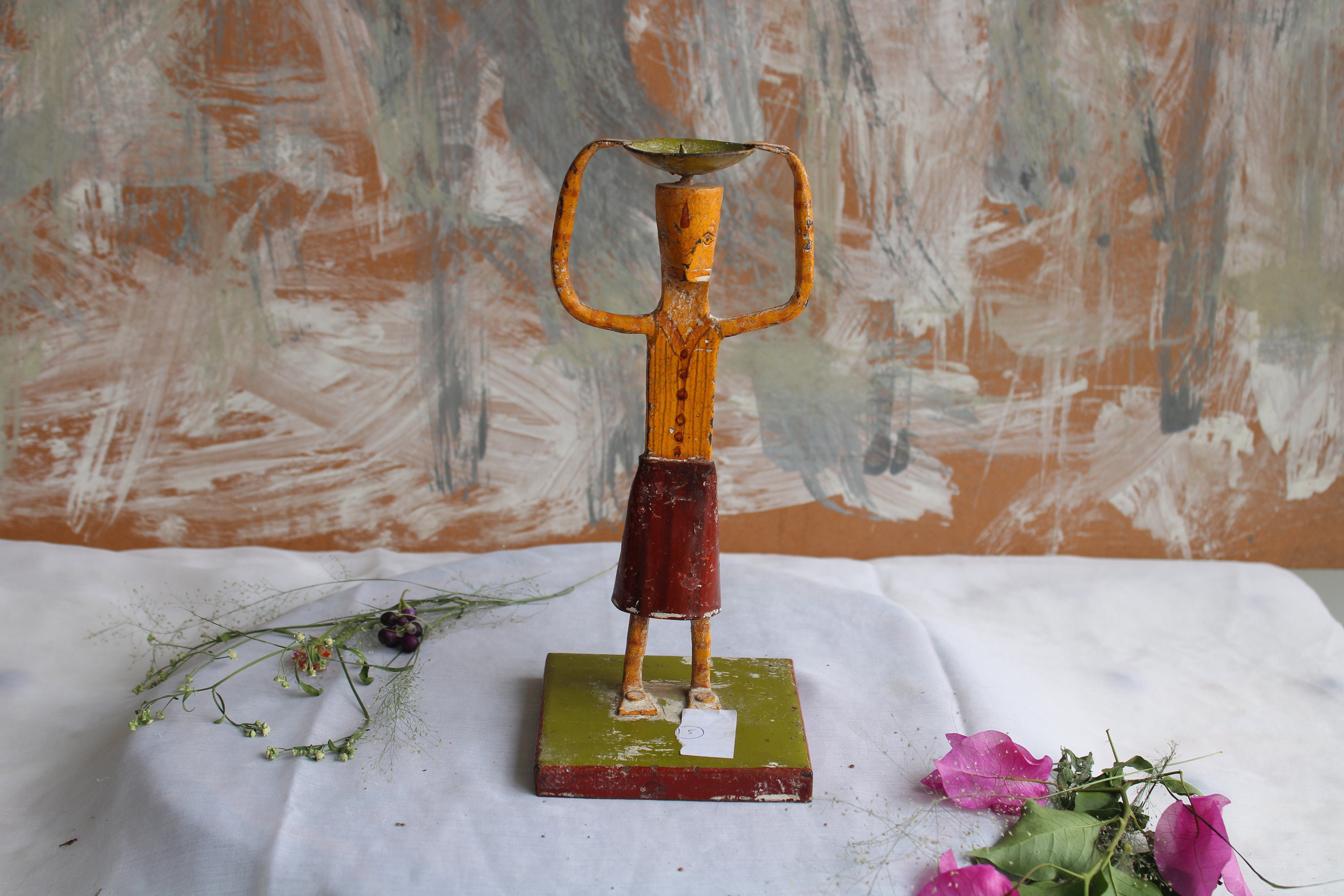 decor and gifts candle stand for showpiece 9 vintage puppet candle ...