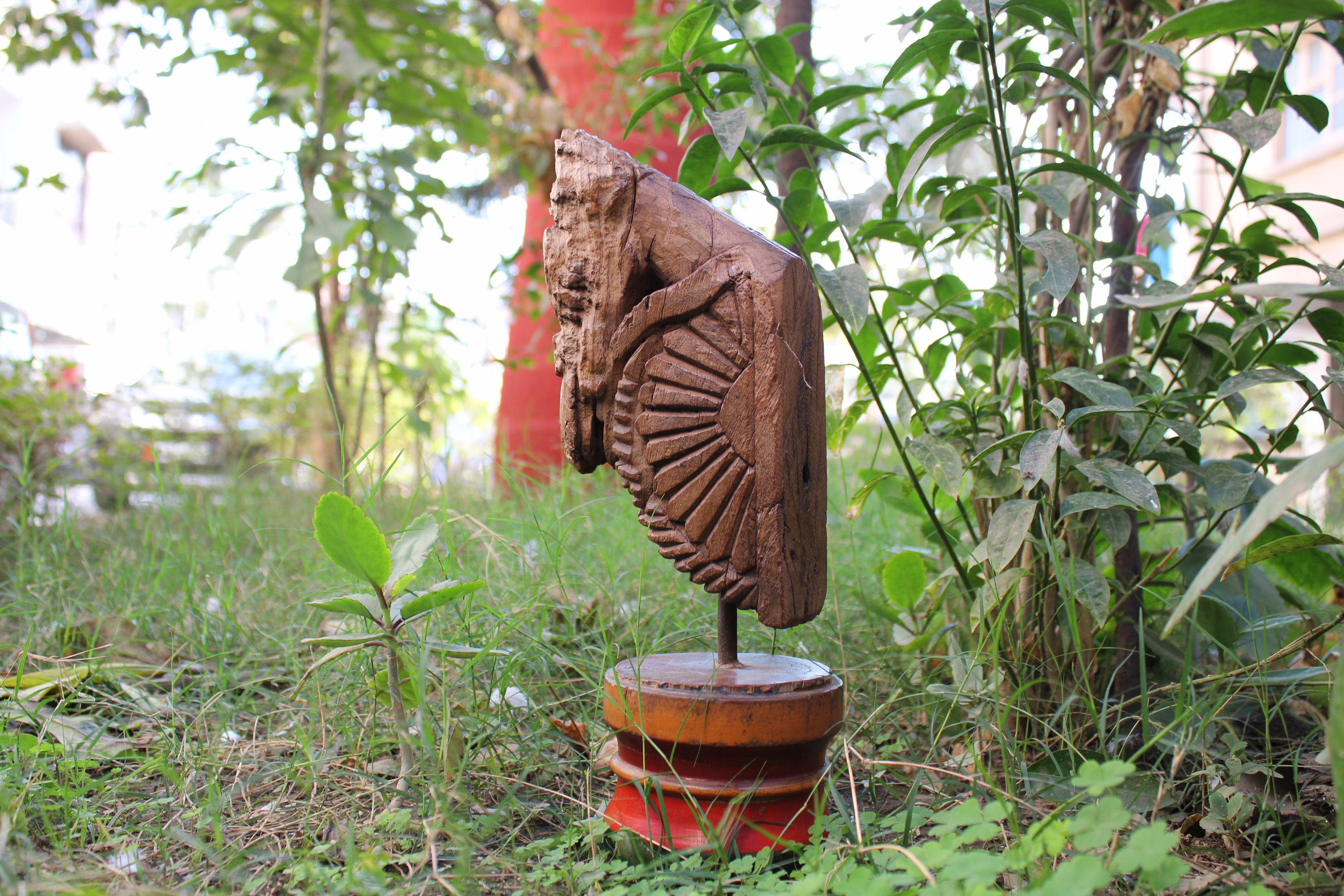 Antique Wooden Horse Head on Iron Stand and Wooden Base Rare | Etsy