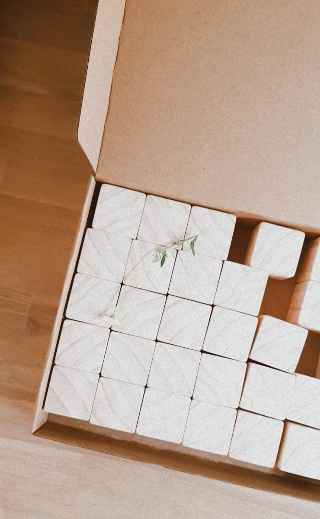 Wooden Natural Blocks Cubes - Etsy