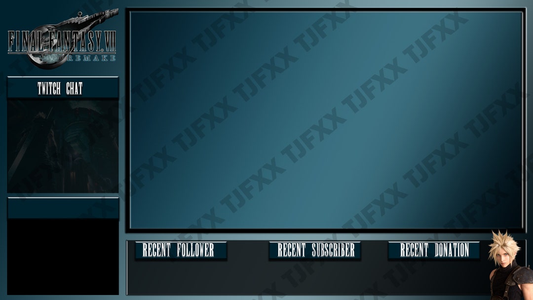 Final Fantasy VII Remake Twitch Overlay [instant Download] - Etsy Canada
