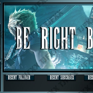Final Fantasy VII Remake Twitch Overlay [instant Download] - Etsy