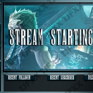 Final Fantasy VII Remake Twitch Overlay [instant Download] - Etsy