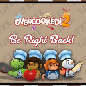 Overcooked 2 Twitch Stream Overlay With Webcam Border [instant Download ...