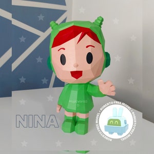 Nina Papercraft + Roberto FREE, PDF Template, DIY, Printable, Pattern ...
