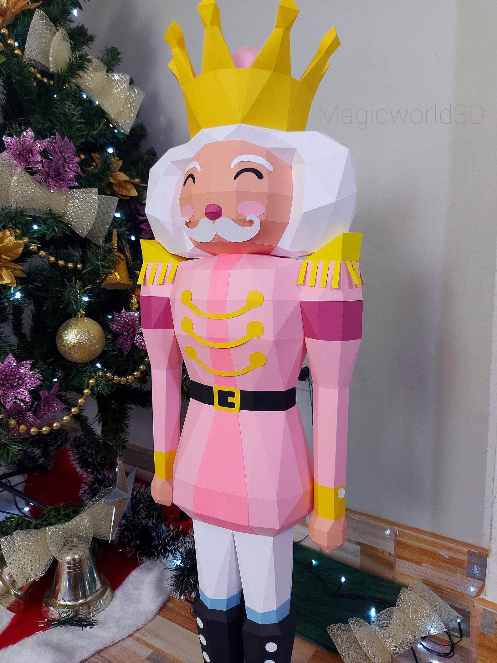 Nutcracker Cascanueces Papercraft Home Decor Christmas Low - Etsy