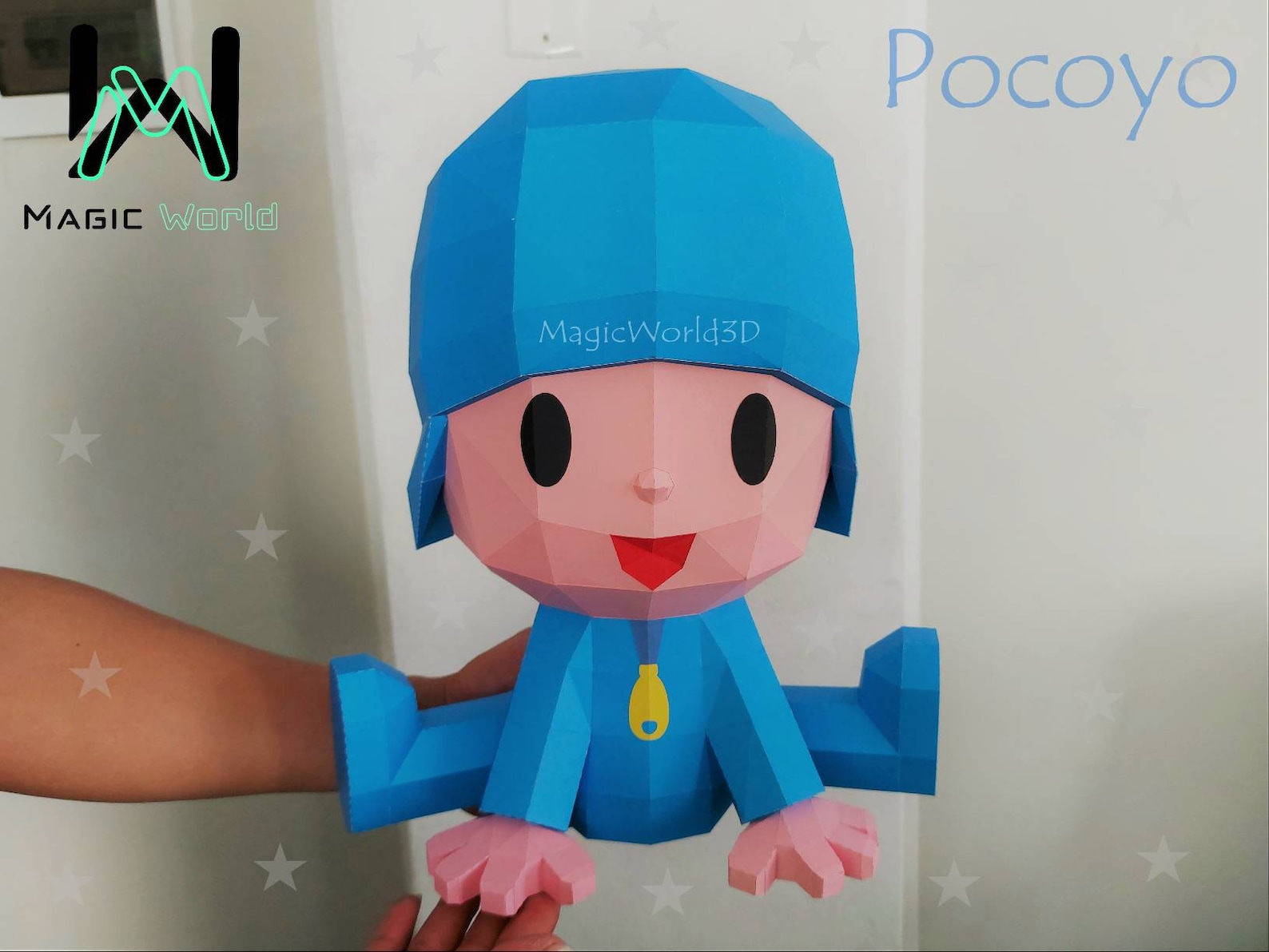 Pocoyo Papercraft PDF Template DIY Origami Printable | Etsy