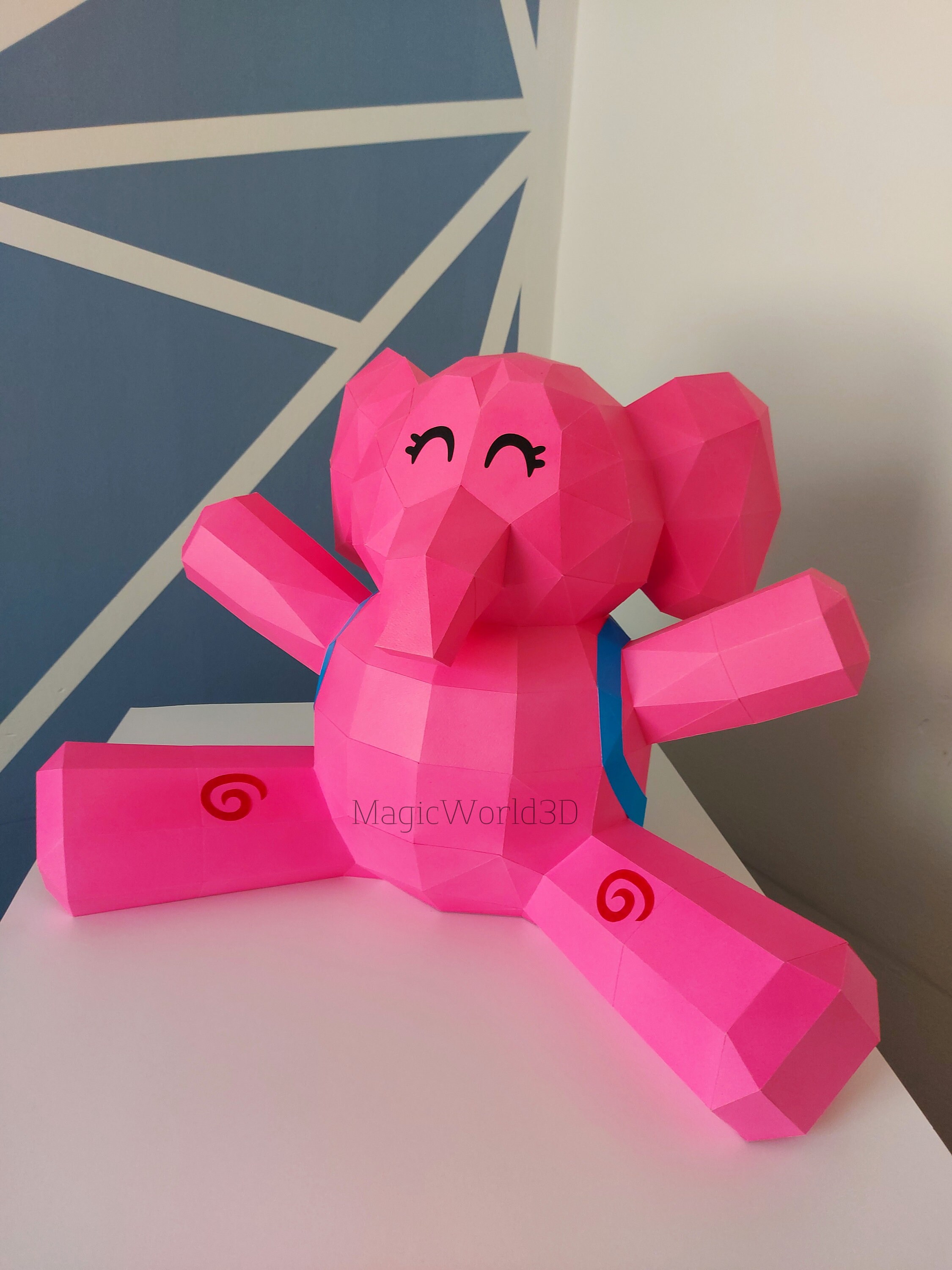 Elly Papercraft Valentina FREE PDF Template DIY Origami - Etsy