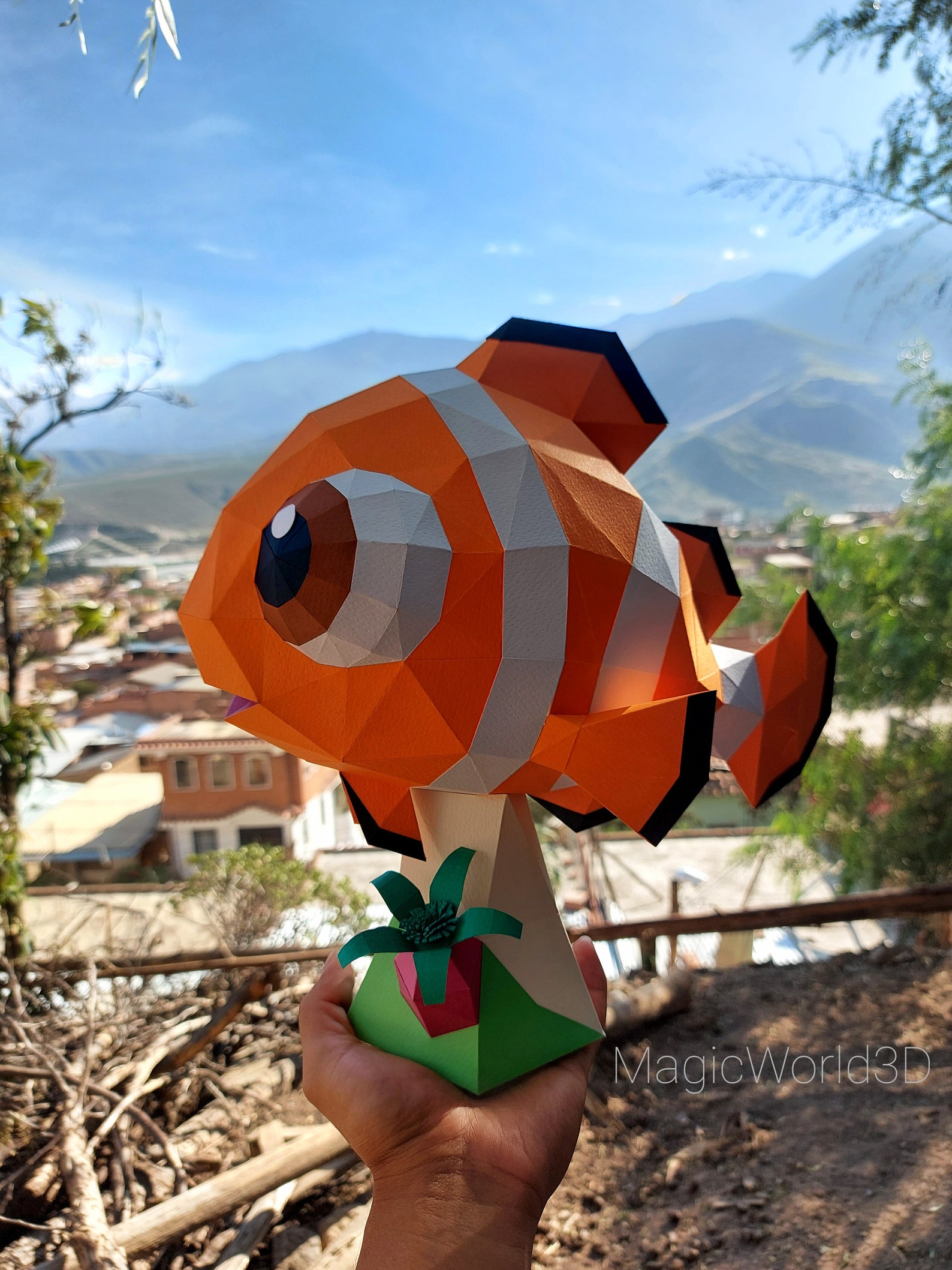 Baby Nemo Papercraft Nemo Nemo and Dory Papercraft - Etsy