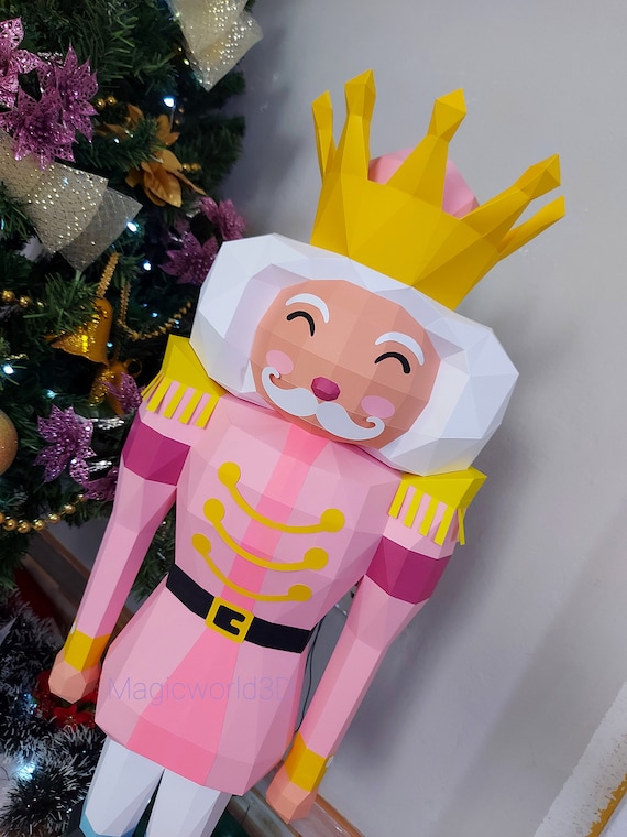 Nutcracker Cascanueces Papercraft Home Decor Christmas Low | Etsy