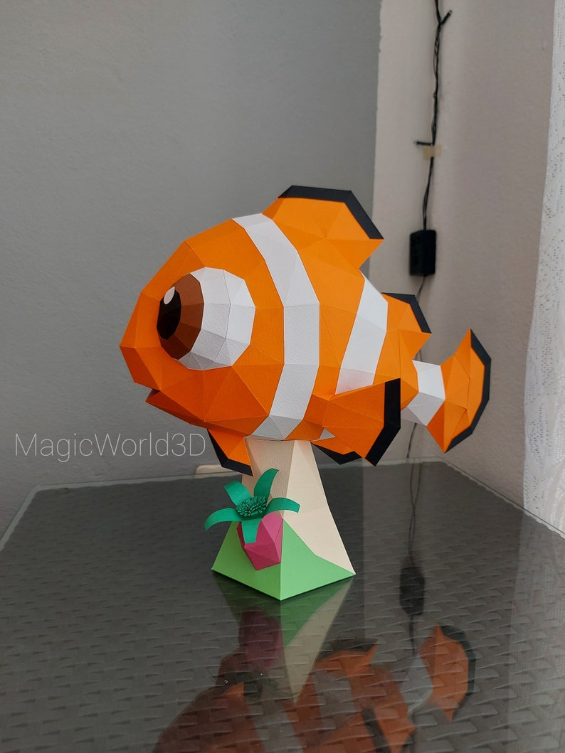 Baby Nemo Papercraft Nemo Nemo and Dory Papercraft - Etsy