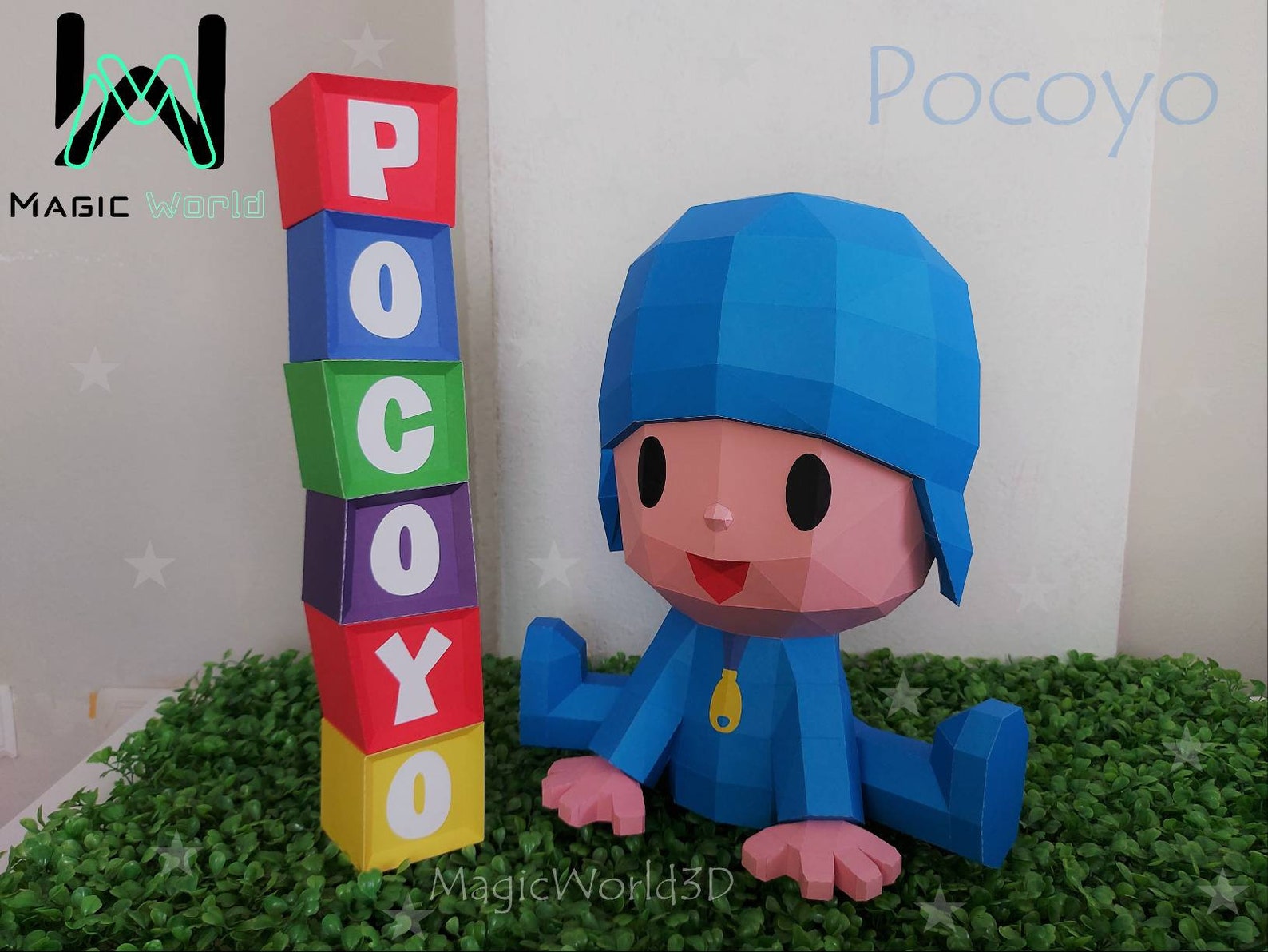 Pocoyo Papercraft PDF Template DIY Origami Printable - Etsy UK
