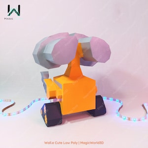 Cute Wall.e Papercraft, Plantilla Pdf, Escultura De Papel Wall.e, Low ...