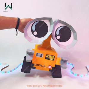 Cute Wall.e Papercraft, Plantilla Pdf, Escultura De Papel Wall.e, Low ...