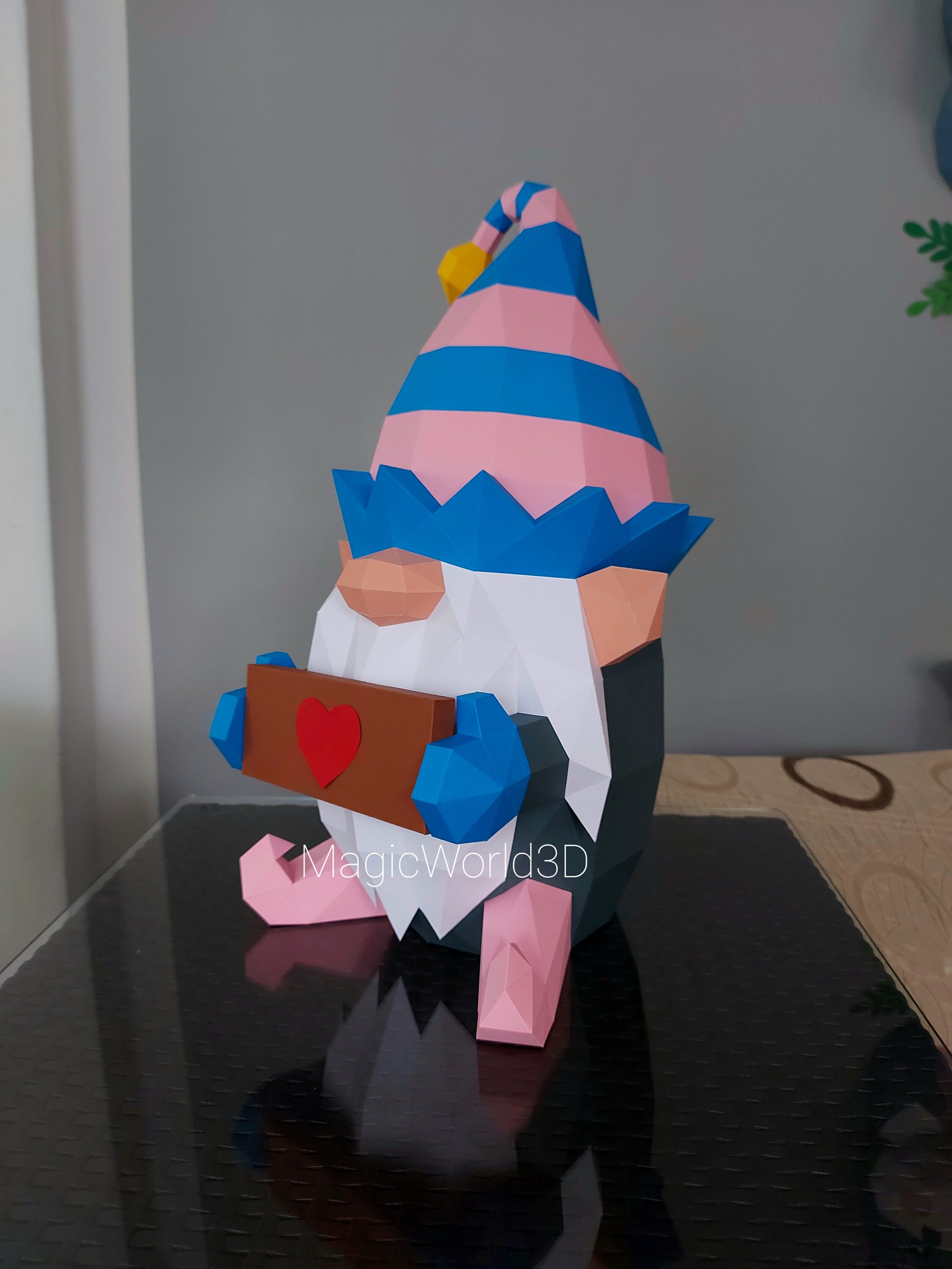 Gnomo Collection 1 Gnomo Papercraft Home Decor Christmas - Etsy