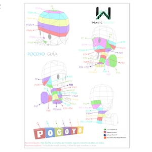 Pocoyo Papercraft, PDF Template, DIY, Origami, Printable, Pattern ...