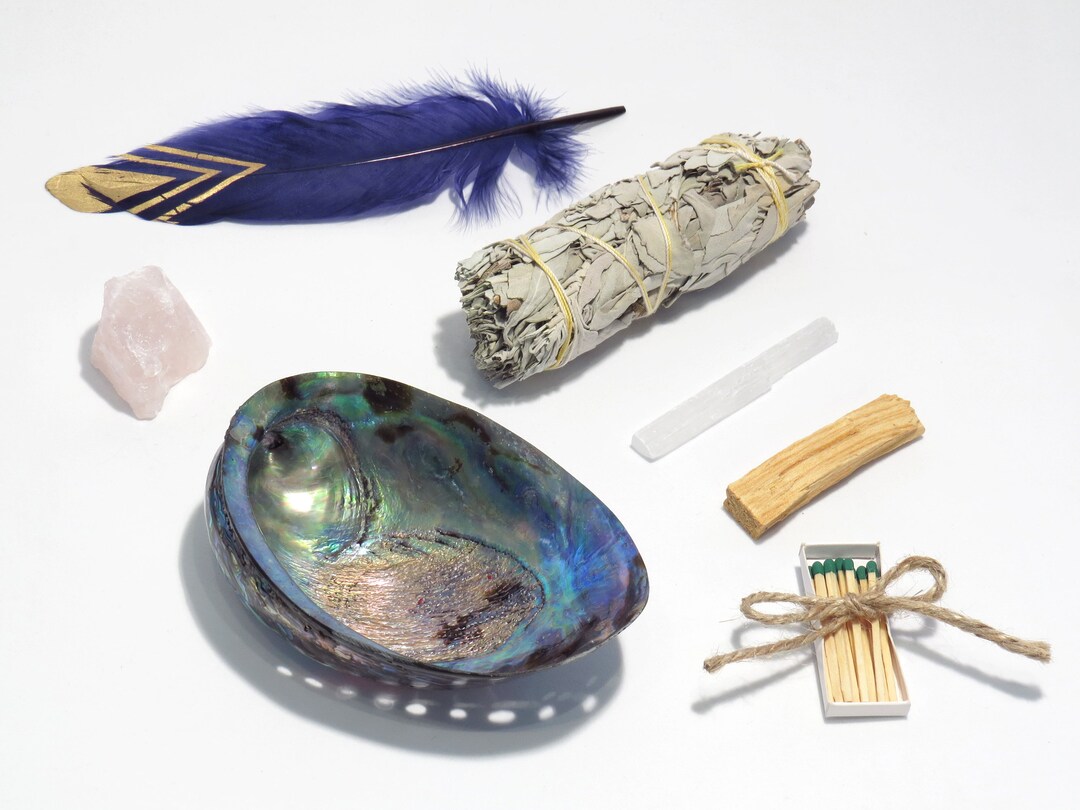 White Sage Smudging Kit – GOODVIBES, PURE & JOY - Etsy