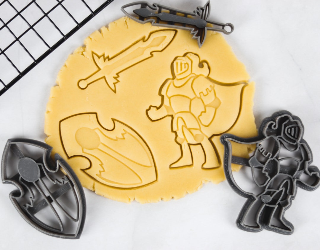 Medieval Knight Sword and Shield Cookie Cutter - Set/individual - Etsy