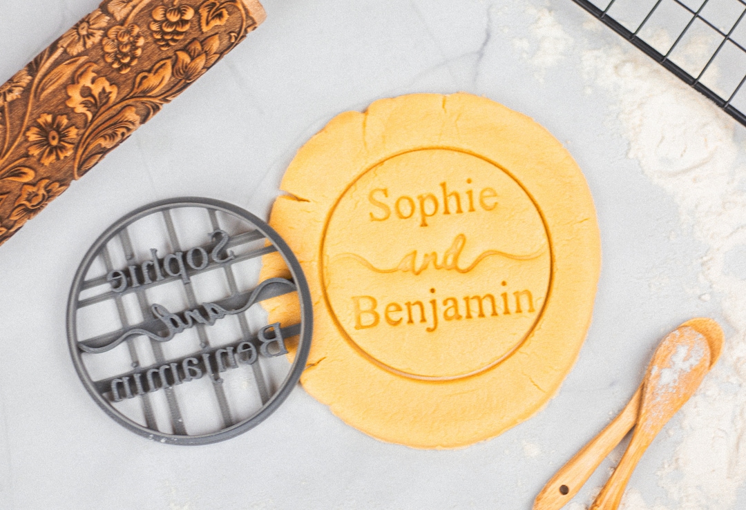 Personalized Name Couple Gift Anniversary Cookie Cutter - With Your ...