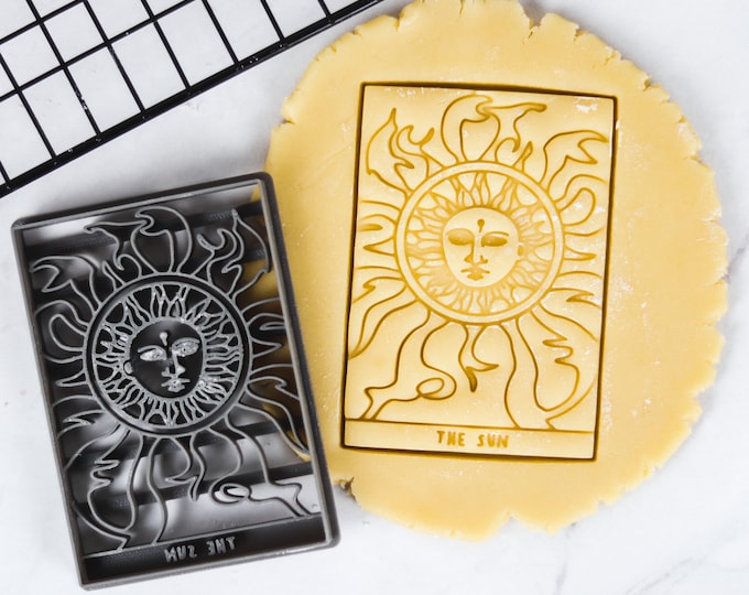 Tarot Cards Cookie Cutter Set the Sun and the Moon - Etsy