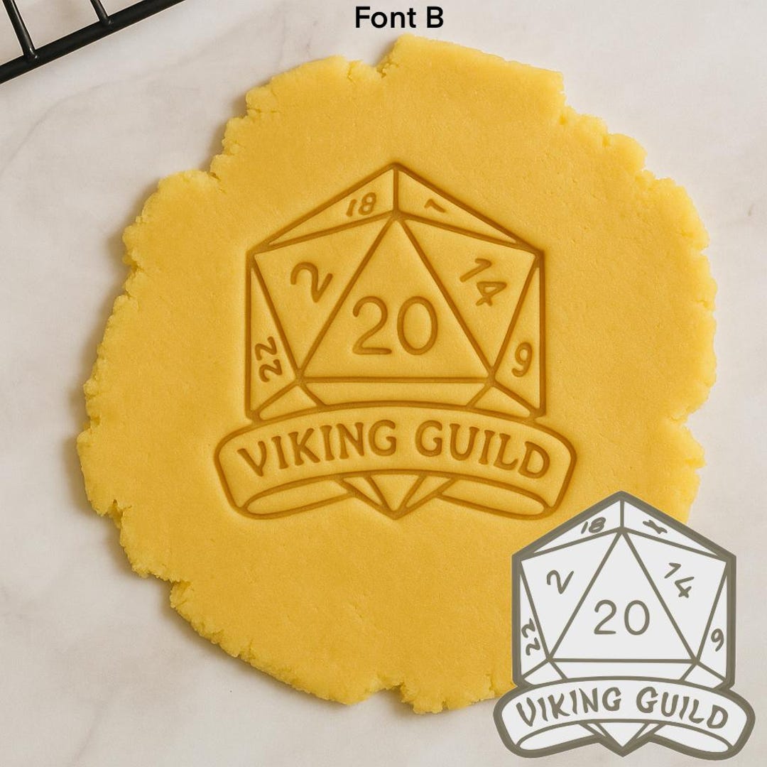 Personalized Gaming Dice Cookie Cutter – Custom Name, RPG Dnd - Etsy