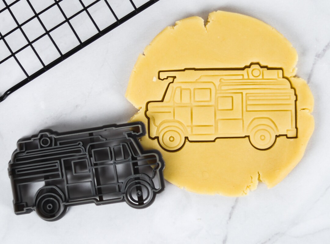 Fire Truck and Hydrant Cookie Cutters - Biodegradable PLA - Perfect for ...